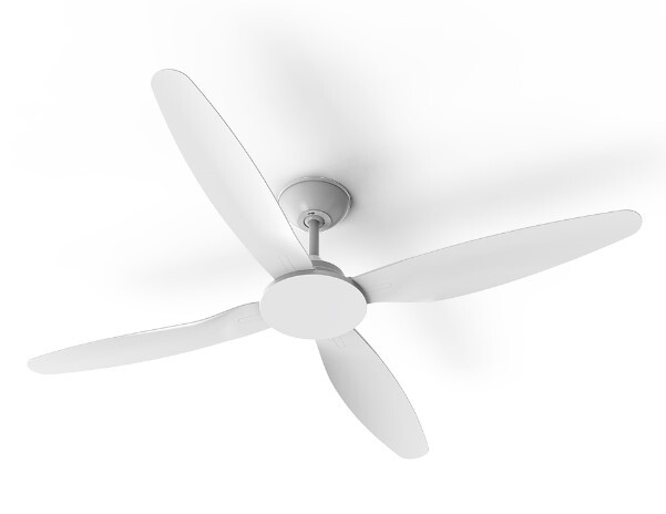 Atom Air Venice 52" DC Ceiling Fan White